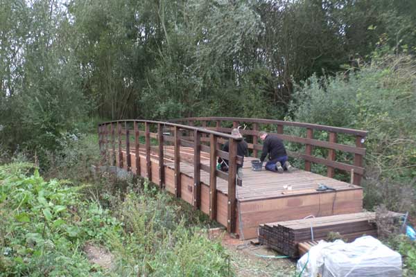 Bamboo bridges - Groot Lemmer